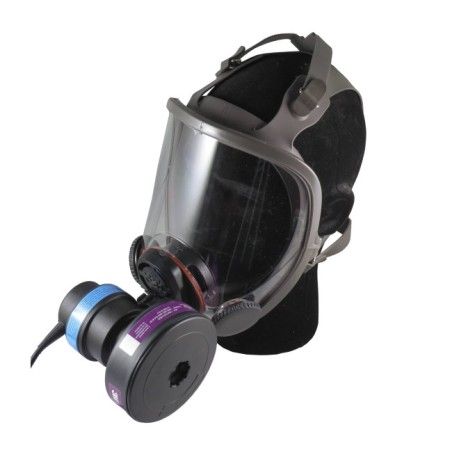 3M Powerflow face-mounted powered air purifying respirator. Small ...