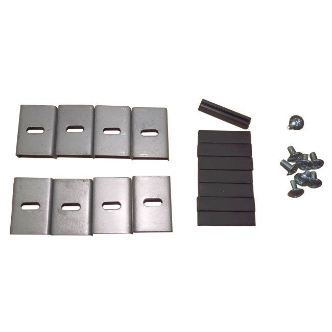 Kit of 8 glass clips for clear acrylic panels of fire cabinets ...