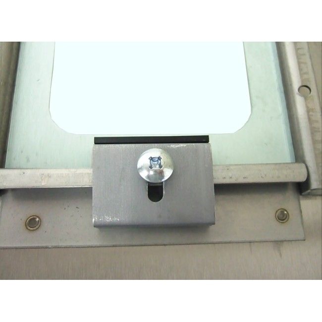 Kit of 8 glass clips for clear acrylic panels of fire cabinets ...