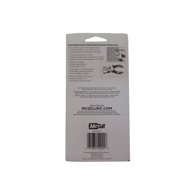 Poinçon manuel économique 1/8 po en acier et plastique. | Sylprotec.com