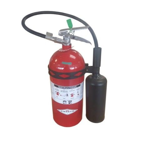 Heavy-duty extinguisher hose strap for 10 & 15 lbs CO2 extinguishers ...