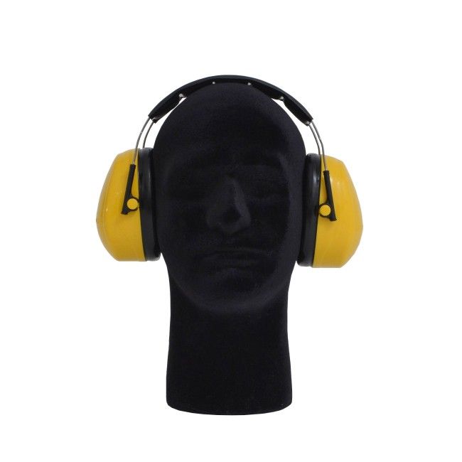 Over-the-head 3M ear-muff 24 dB. Padded wide headband. Weight 5.1 oz ...