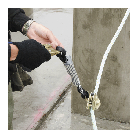 Peakworks steel automatic panic lock rope grab with shock absorber, E4 ...