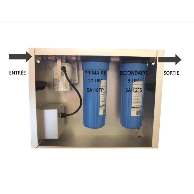 Second stage filter of particles 5 um &+ for filtration pump unit ...