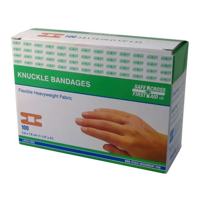 Elastic adhesive bandages for knuckles 100 per box | Sylprotec.com