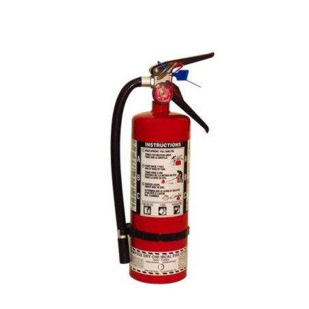 Portable fire extinguisher 5 lbs type ABC, ULC 3A-10BC with wall hook ...