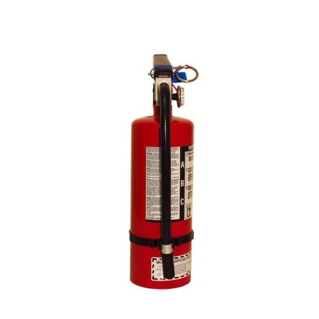 Portable fire extinguisher 5 lbs type ABC, ULC 3A-10BC with wall hook ...