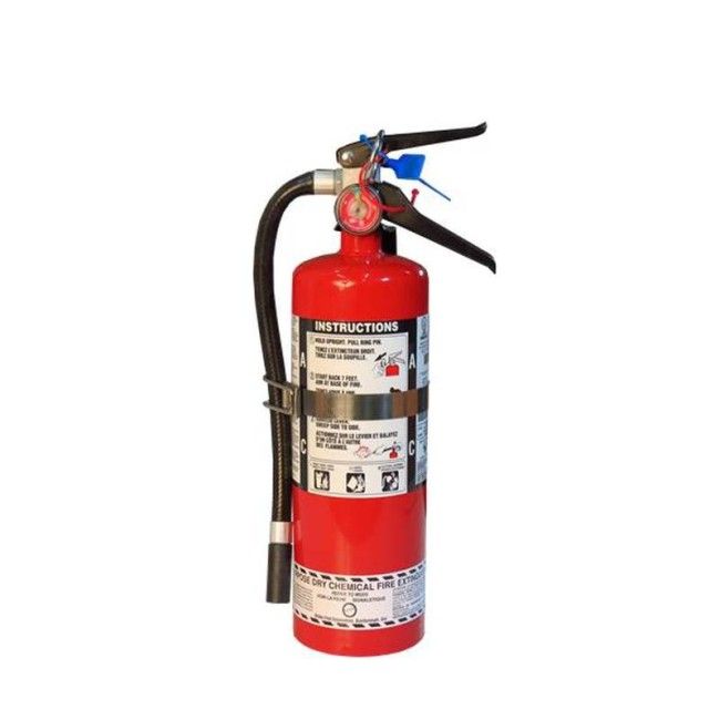 Fire extinguisher 5 lbs type ABC, ULC 3A10BC, with vehicle hook ...