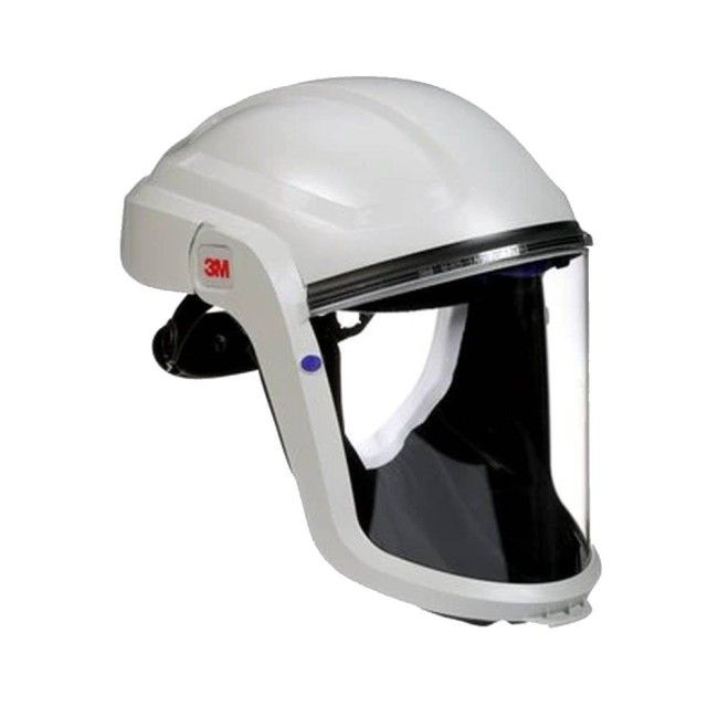 3M facepiece with basic hard hat for respiratory protection system ...