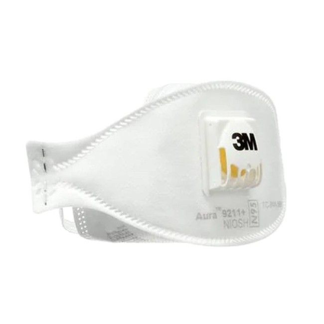 3M N95 9211 model NIOSH approved respirator with Cool Flow valve ...