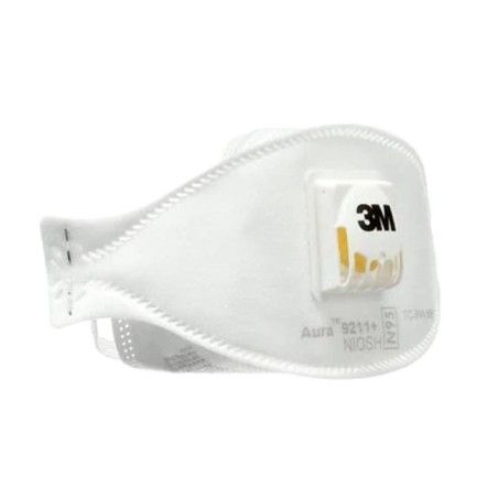 3M N95 9211 model NIOSH approved respirator with Cool Flow valve ...