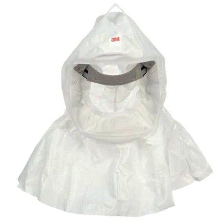 3M white S/M S-series hood for respiratory protection systems ...
