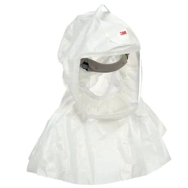 3M white S/M S-series hood for respiratory protection systems ...