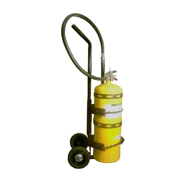 Cart to carry a class D extinguisher (metal fire) | Sylprotec.com