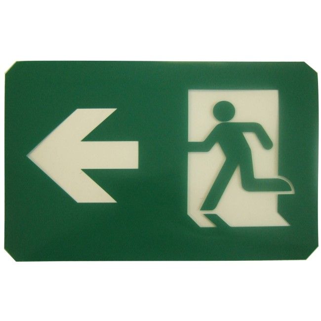 Emergency running man light with tritium no electricity, last 15 years ...