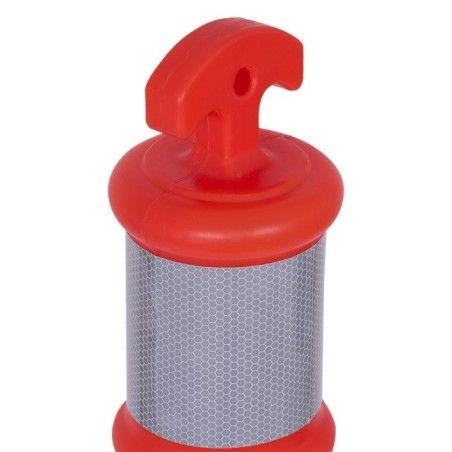 T-top delineator High-visibility orange retroreflective road post, 47 ...