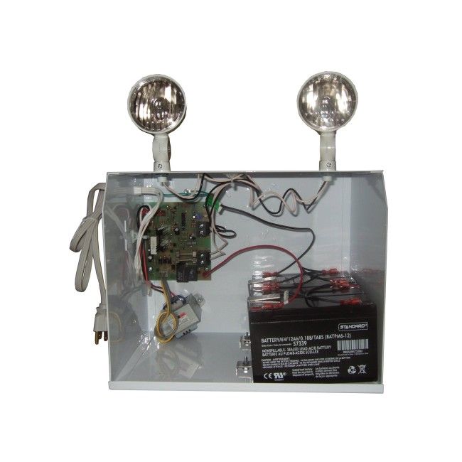 Emergency light unit 24 V 320 W with 2 spotlights | Sylprotec.com