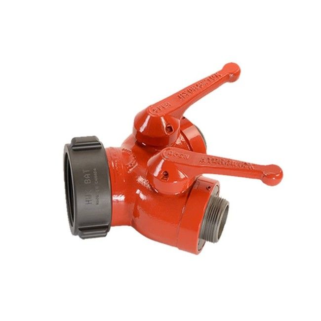 Gate-wye, swivel inlet QST 2-1/2'' to two 1-1/2" male NPSH | Sylprotec.com