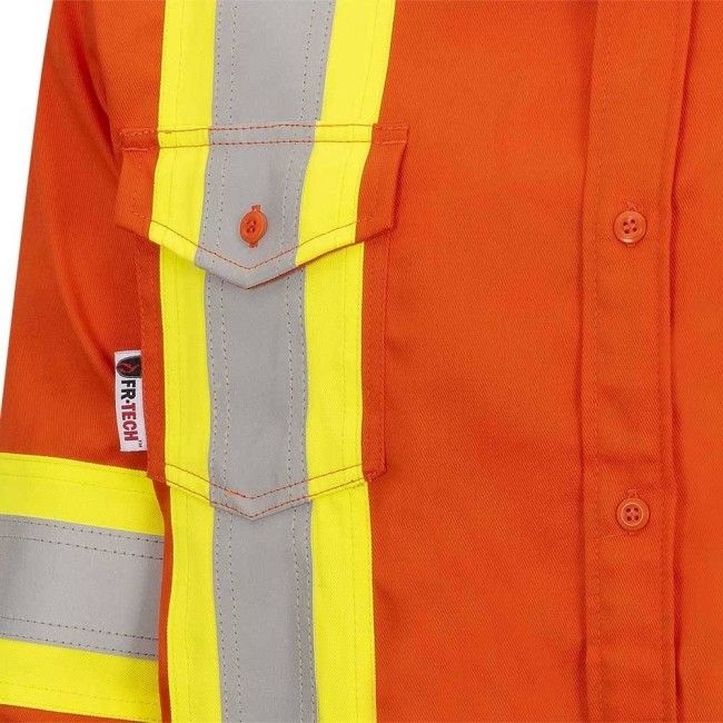 Fireproof shirt, Pioneer FR-tech 7 oz, Arc 2 model 7743 orange ...