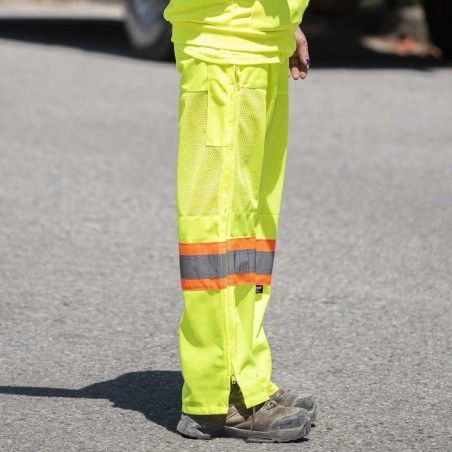 Pioneer 5999JW yellow woman pants with reflective stripe CSA class 2 ...
