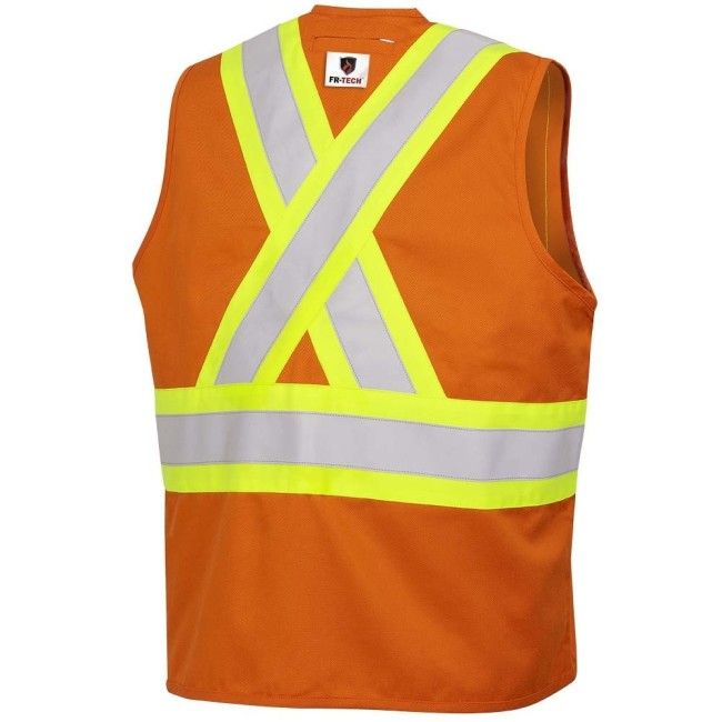 Veste de circulation ignifuge Pioneer, 7728 orange, 7 oz, Arc 2 ...