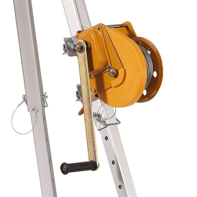 Peakwork tripode with winch system kit including 65 ft. cable ...