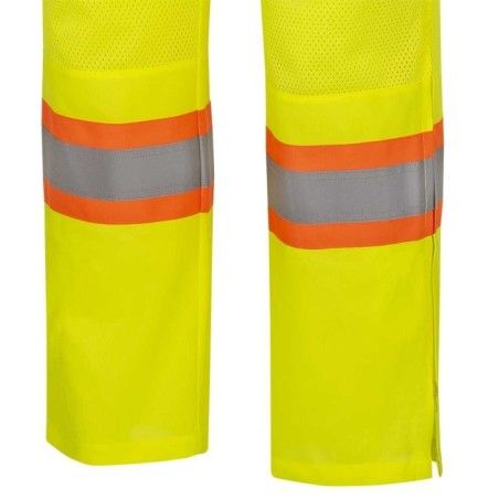 Pioneer model 6000W Women's breathable yellow overalls for road safety ...