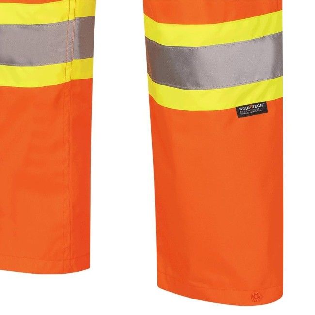 Women's orange waterproof pant in polyester/Pu, 300 D, Pioneer 5627W ...