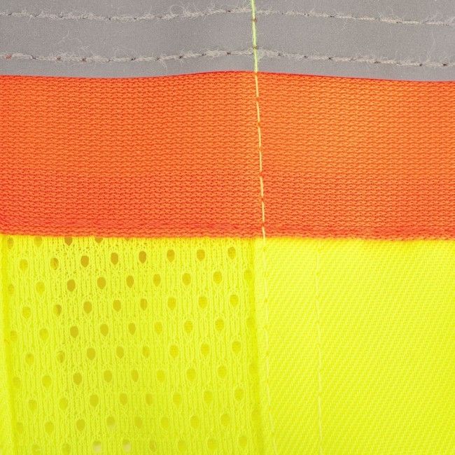 Men's Pioneer 6693 high-visibility yellow surveyor's vest 16 pocket ...