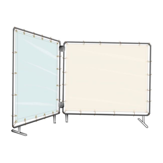Welding screen, 16 mil clear vinyl | Sylprotec.com