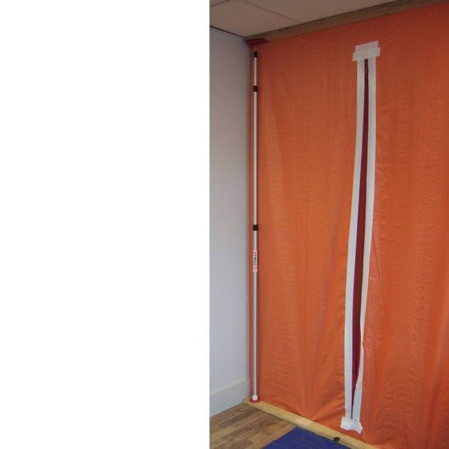 12 zippers, 7' (2.1m) long, for containment area, 12 Hooks and 1 knife ...