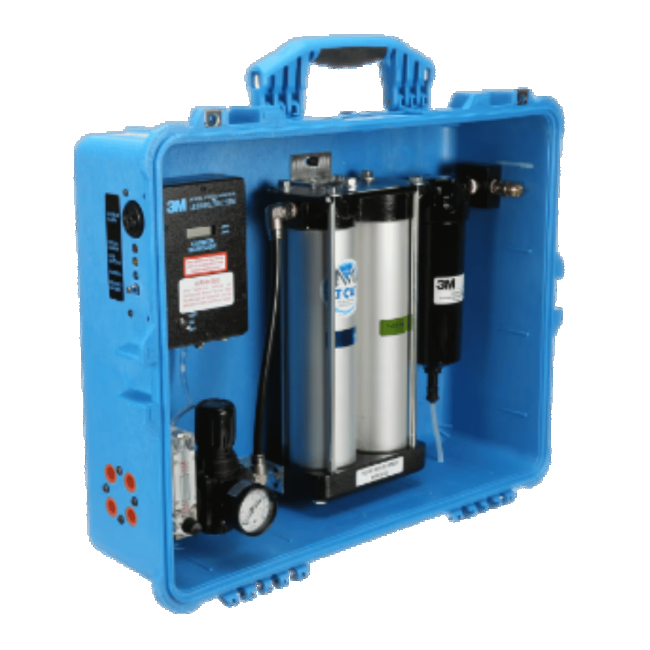 3M 256-02-00 Portable Compressed Air Filtration and Control Panel ...