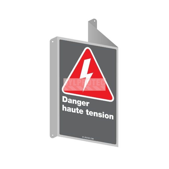 French CSA "Danger High Tension" sign: many size, material & language ...