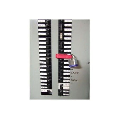 Single circuit breaker lockout designed lock for most breakers ...